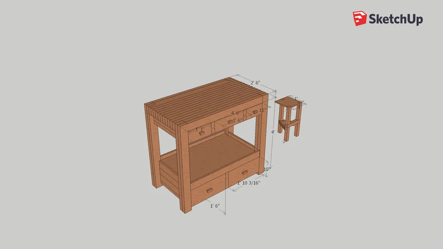 workbench.skp | 3D Warehouse
