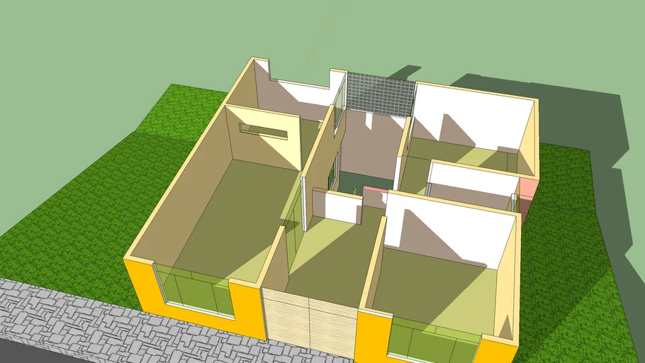 casa en declive | 3D Warehouse