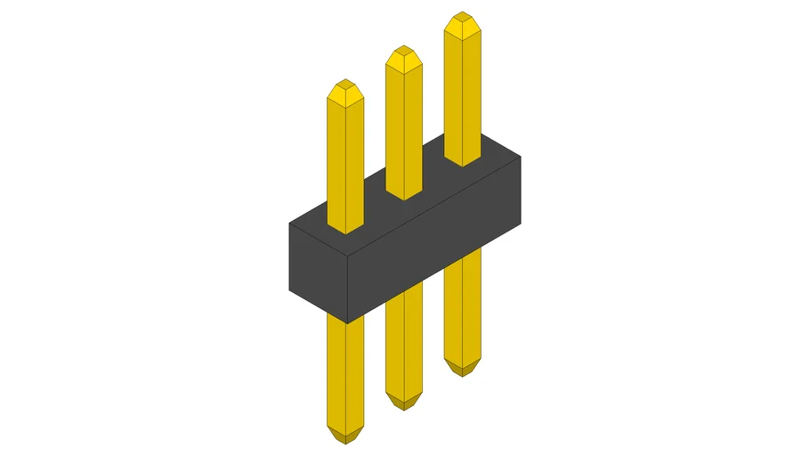 HEAD-03 (3 Pin Header) | 3D Warehouse
