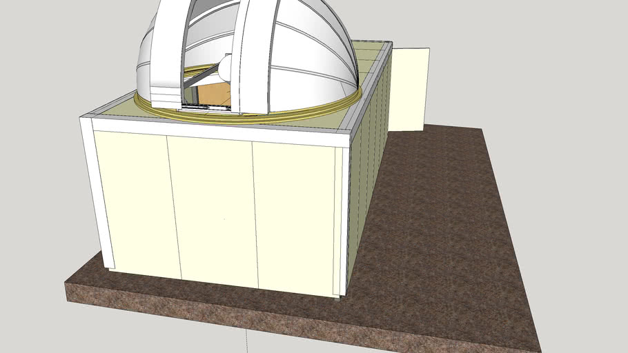 3m wooden astronomical observatory | 3D Warehouse