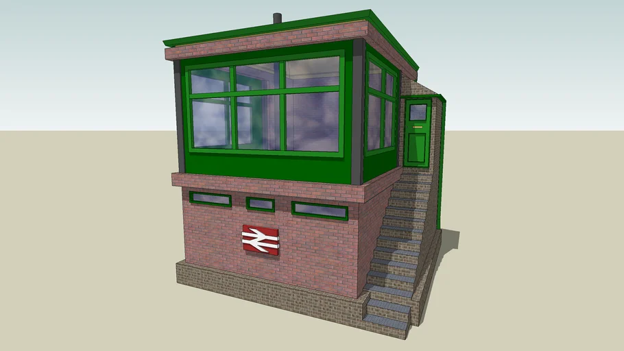 Signal Box British Rail | 3D Warehouse