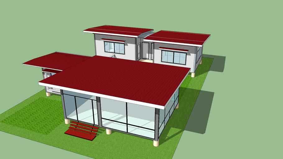 Detach house 1 floor | 3D Warehouse