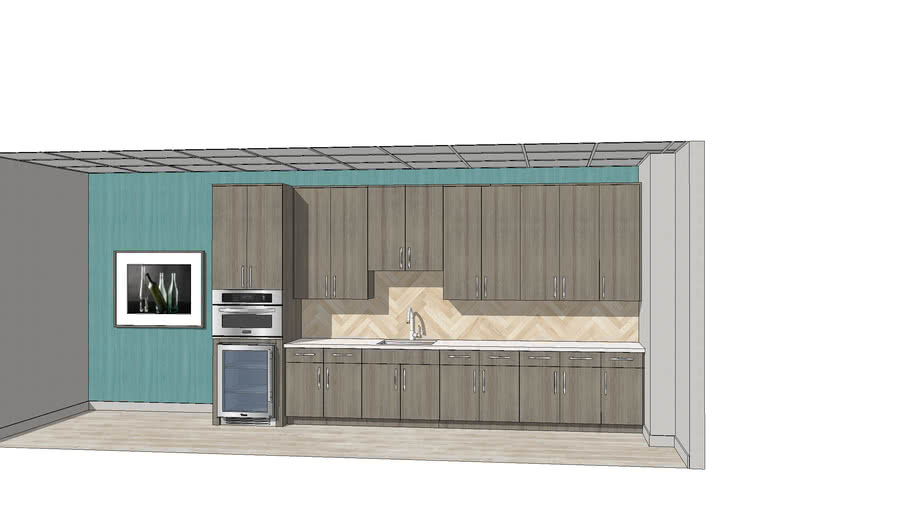 Breakroom Kitchenette | 3D Warehouse