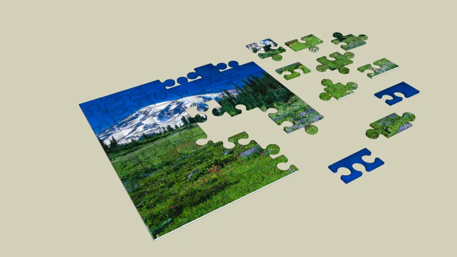 3D JIGSAW PUZZLE ( IT CAN BE PUT TOGETHER) | 3D Warehouse
