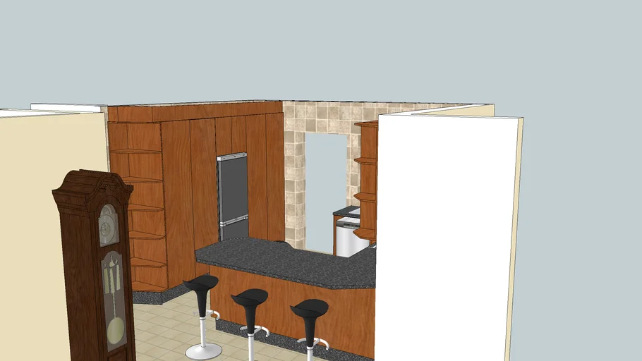 Simple Kitchen | 3D Warehouse