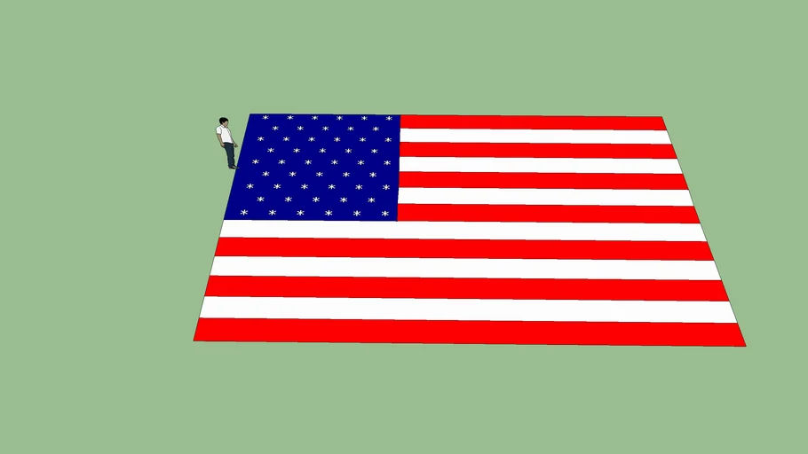 American Flag | 3D Warehouse