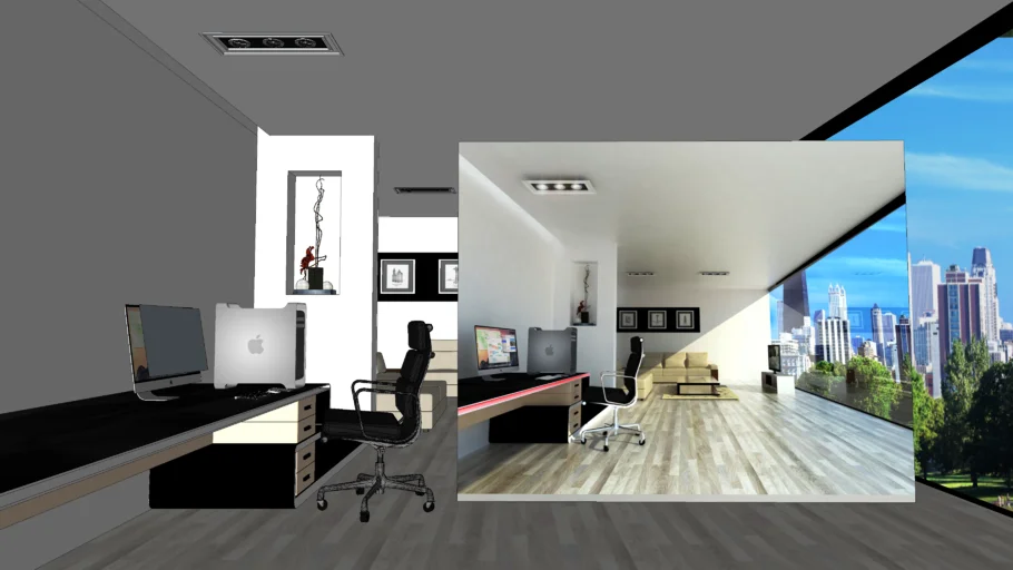 Interior Rendering Sketchup Models Houses
