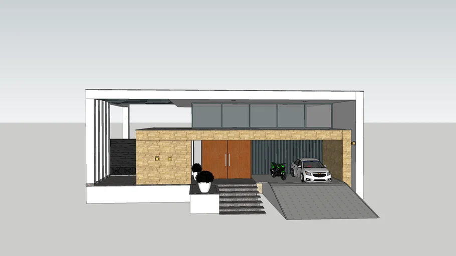 Casa Fachada | 3D Warehouse