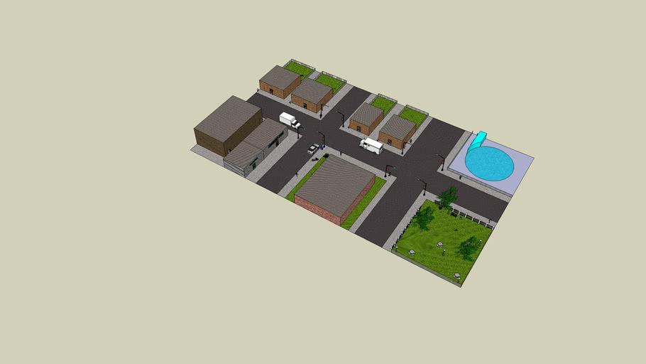 small town | 3D Warehouse