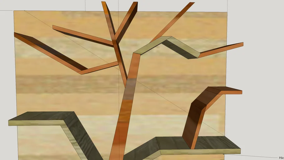 tree shaped decoration rack | 3D Warehouse