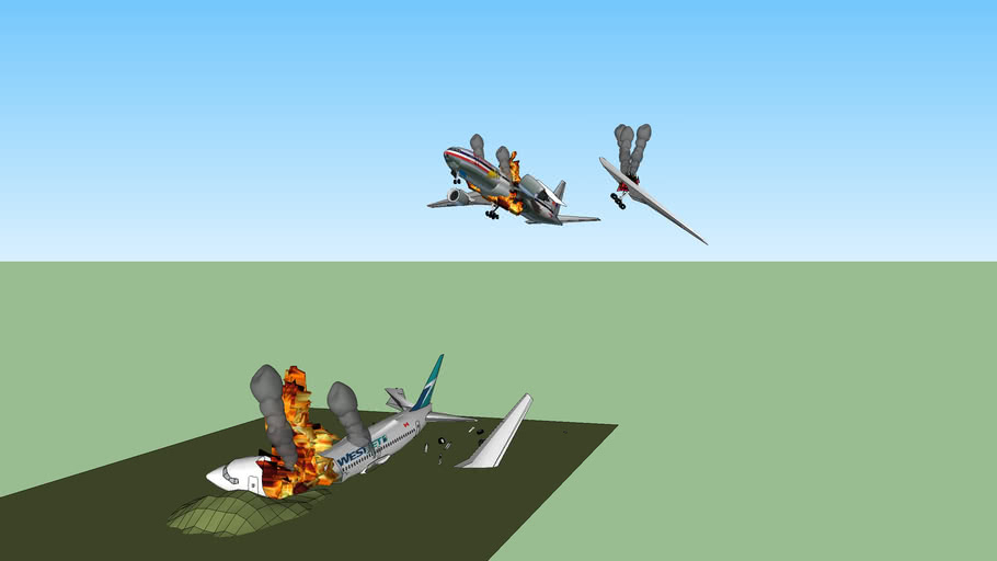 Plane crash | 3D Warehouse