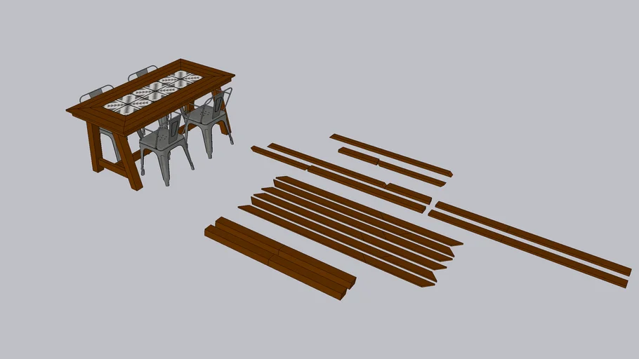 Patio Table | 3D Warehouse