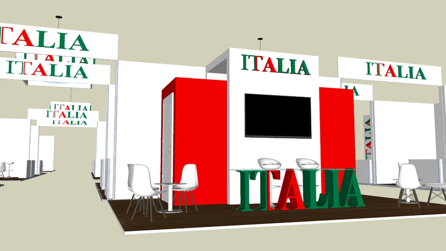 ITALY BOOTH EXHBITION | 3D Warehouse