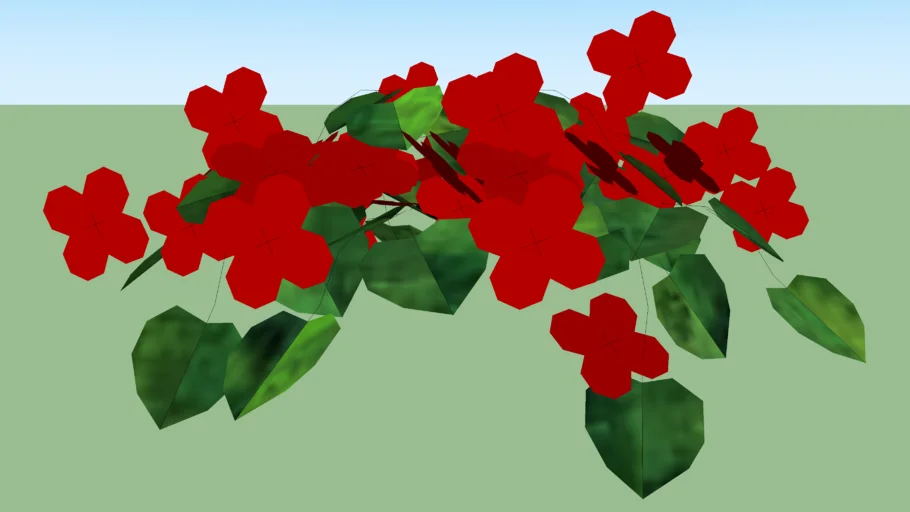 Flower, Red | 3D Warehouse