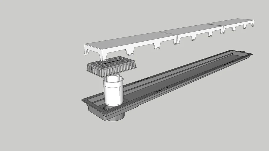 Ralo Linear Novii 75cm Sifonado | 3D Warehouse
