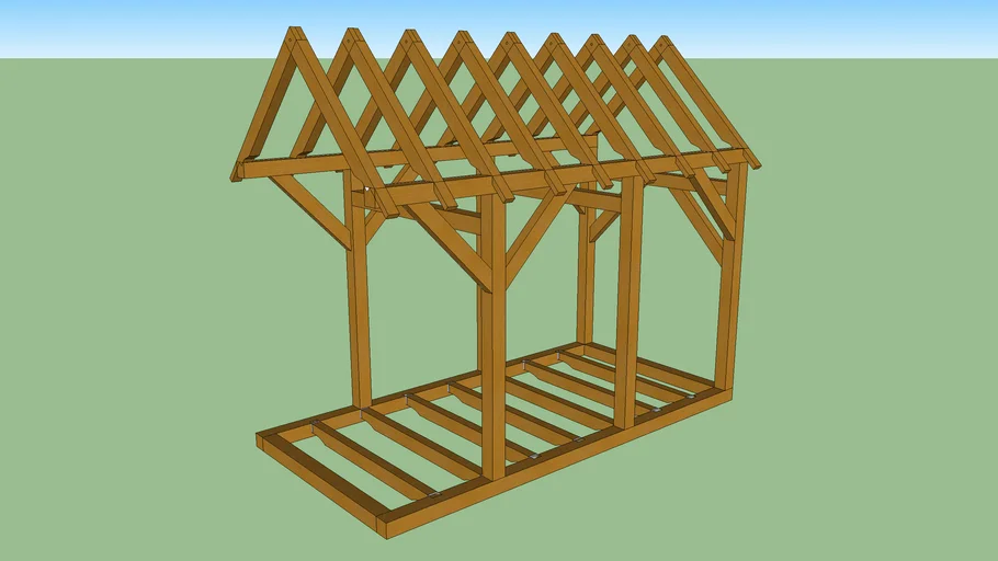 TIMBER FRAME 6 INCH | 3D Warehouse