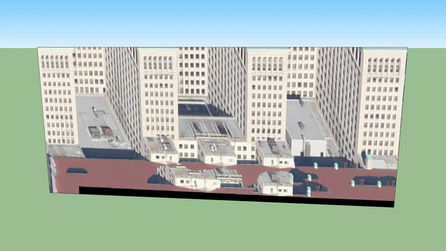Old GM Buildin in Detroit, MI, USA | 3D Warehouse