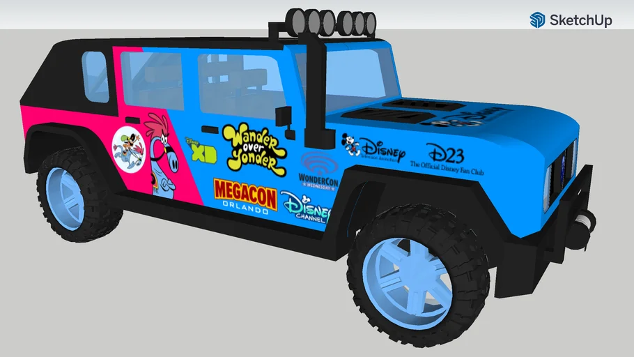 Wander Over Yonder Sylvia Car | 3D Warehouse