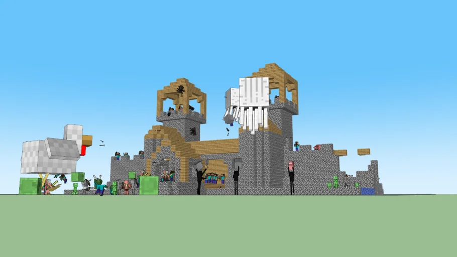 MINECRAFT CHATEAU | 3D Warehouse