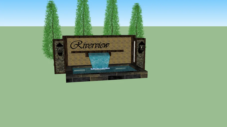 Neighborhood sign | 3D Warehouse