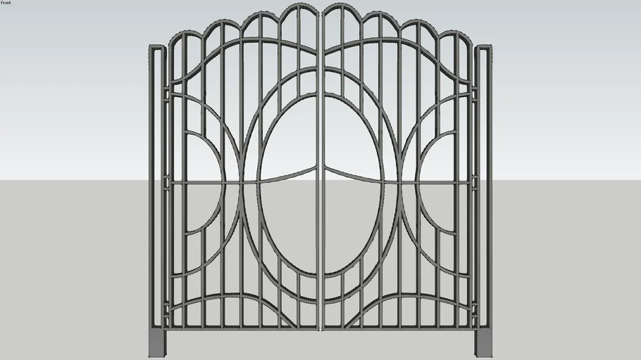 3d Open Gate