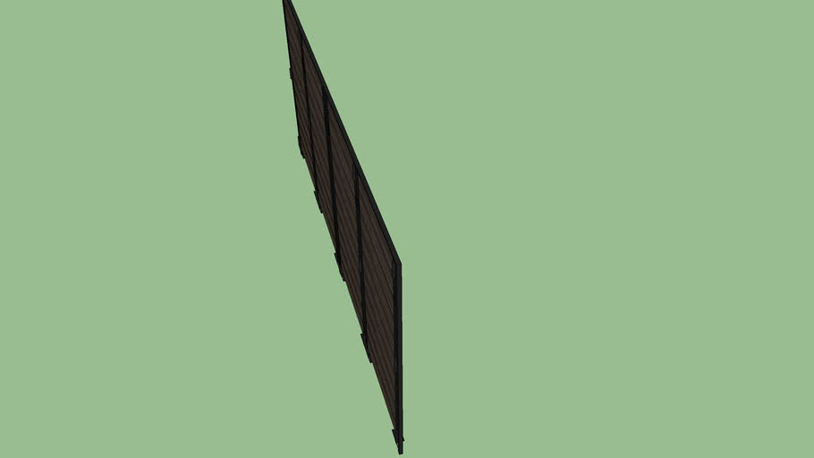 folding gate | 3D Warehouse