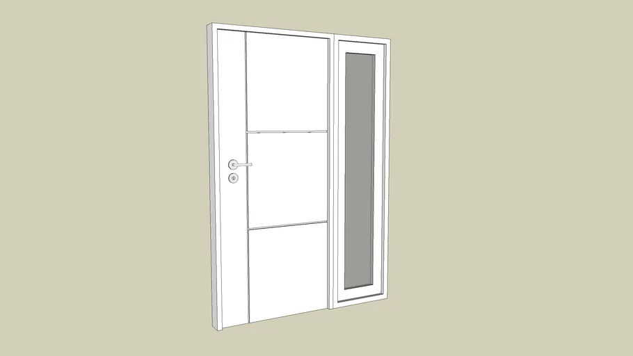 Door and fix window | 3D Warehouse