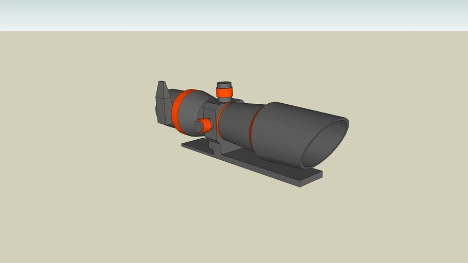 SOPMOD ECOS optical scope | 3D Warehouse