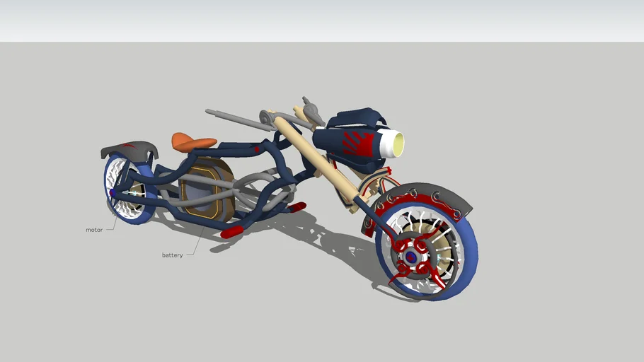 Electric-Motorcycle | 3D Warehouse