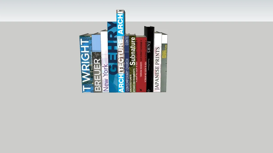 Books decor | 3D Warehouse