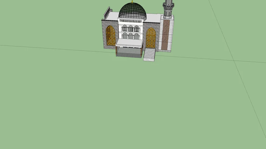 a classical mosque | 3D Warehouse