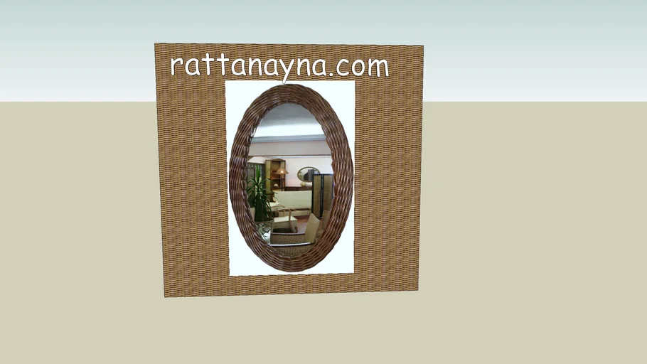 wicker miror | 3D Warehouse