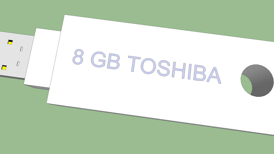 8GB Toshiba USB Drive | 3D Warehouse