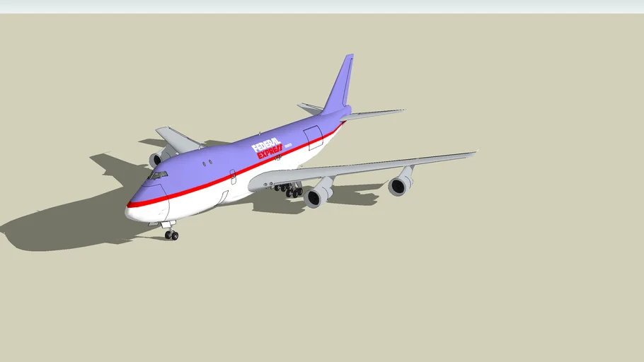 Federal Express Boeing 747-100F | 3D Warehouse