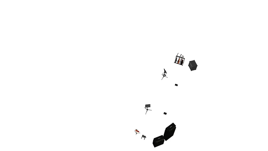 Cube 1 - Audio Studio - Guitar Set | 3D Warehouse