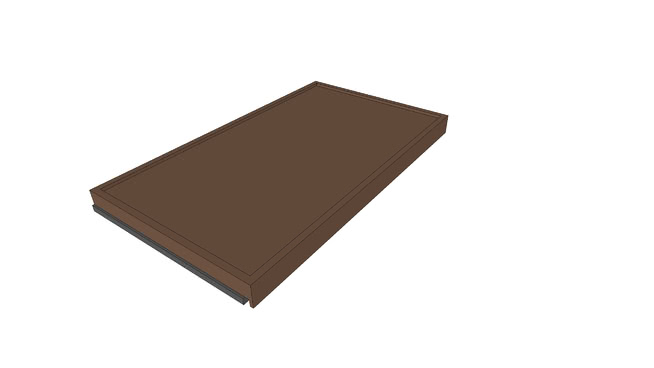MODO tray group 100cm x 58cm Poggenpohl | 3D Warehouse