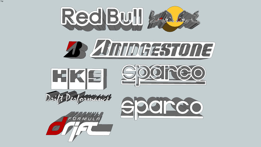 CARSPONSORS/DECALS/STIKERS/COMPANY/LOGO | 3D Warehouse