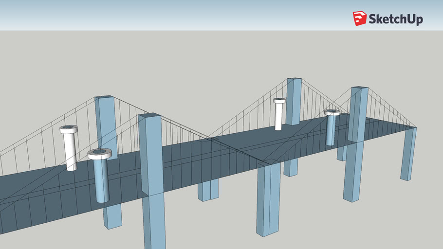 cable bridge | 3D Warehouse