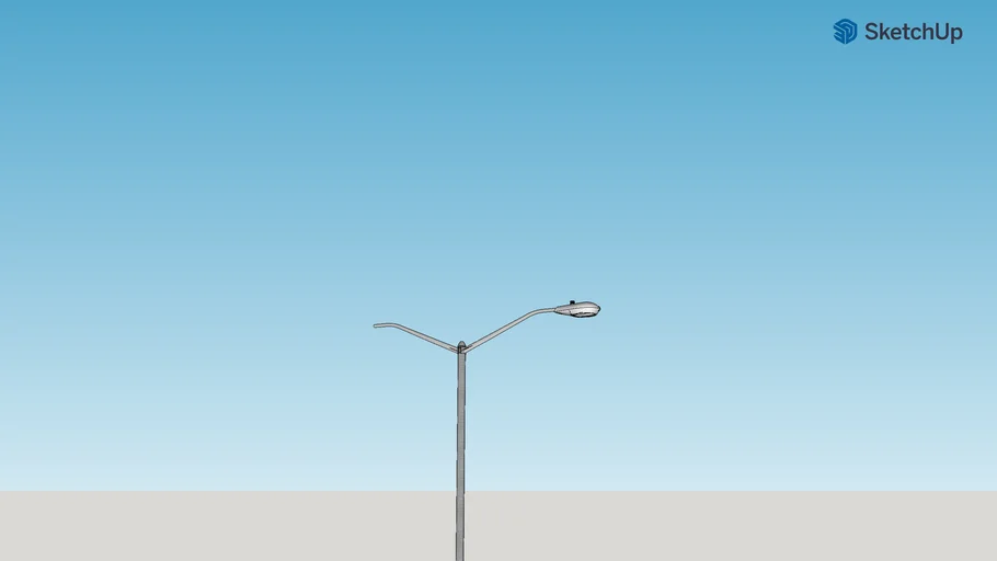 WIDOT Owned Light Pole w/ GE M400A2 | 3D Warehouse