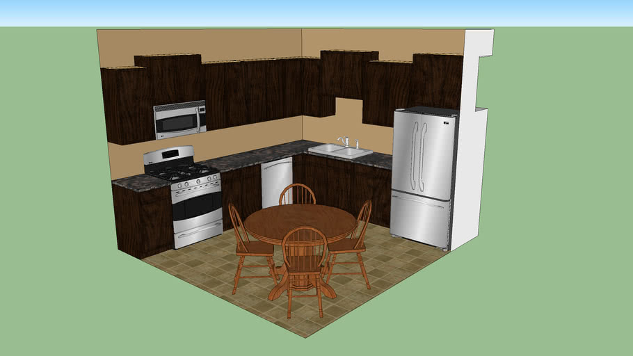 Small Kitchen | 3D Warehouse