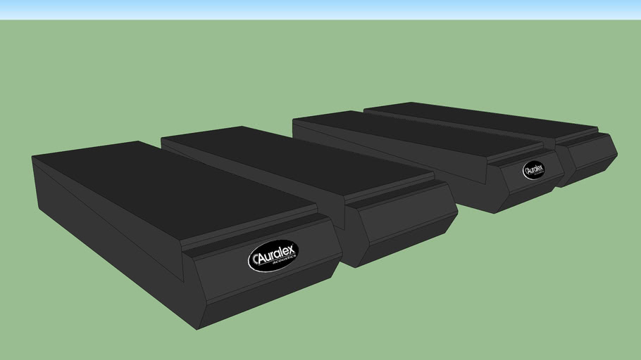 Auralex MoPAD Monitor Isolation Pads | 3D Warehouse