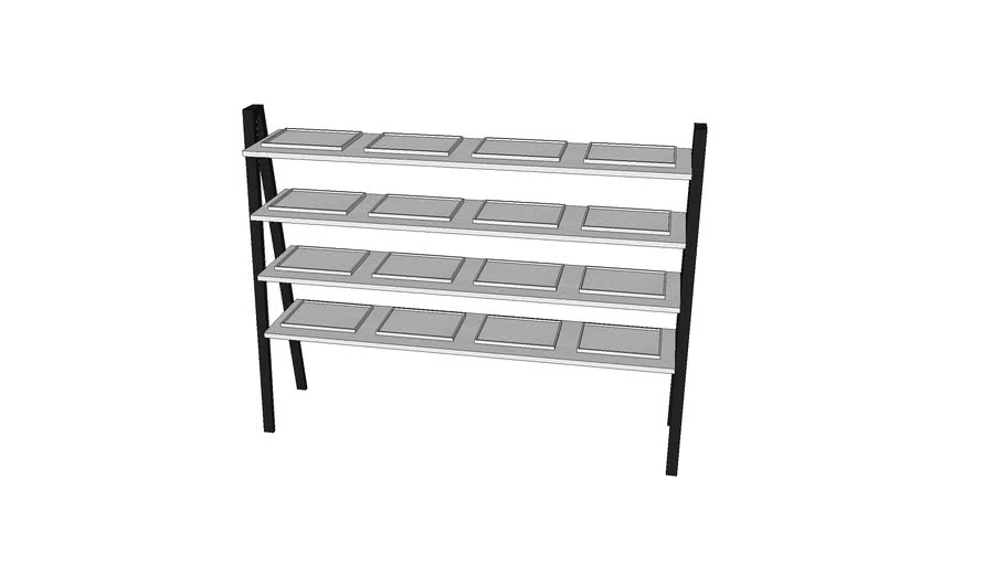 Bakery display rack | 3D Warehouse