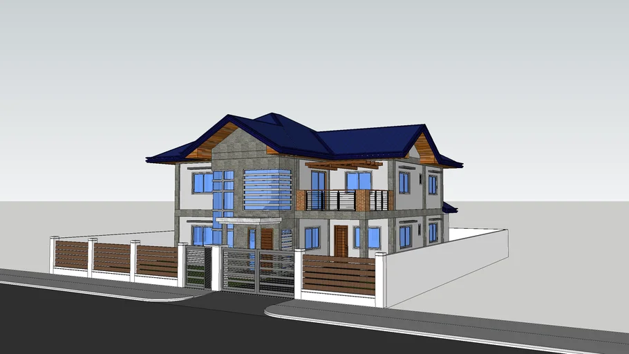 2-Storey Residential Building | 3D Warehouse