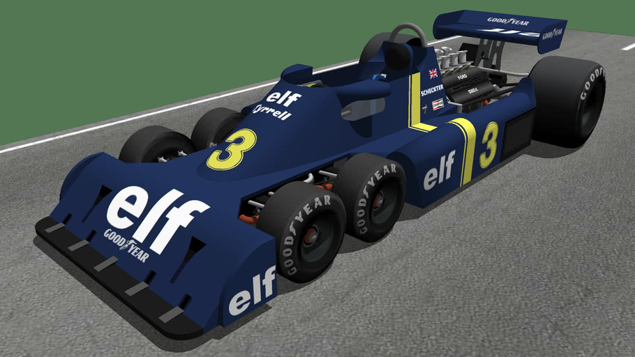 Tyrrell P34 (1976) | 3D Warehouse