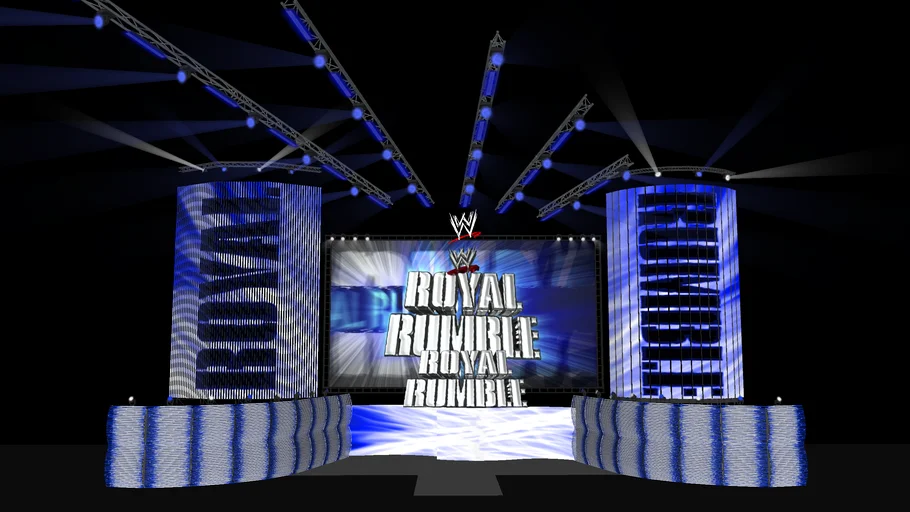 WWE Royal Rumble 2010 Stage (Possibly 2011 As Well) | 3D Warehouse