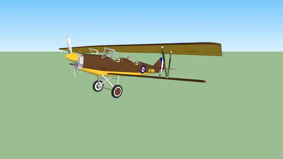 Biplane | 3D Warehouse