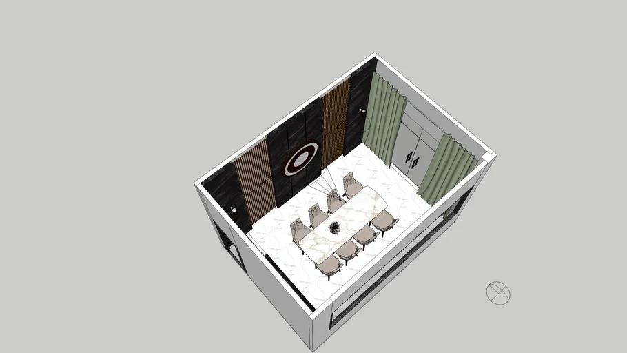 Vip room- dining-Moon | 3D Warehouse