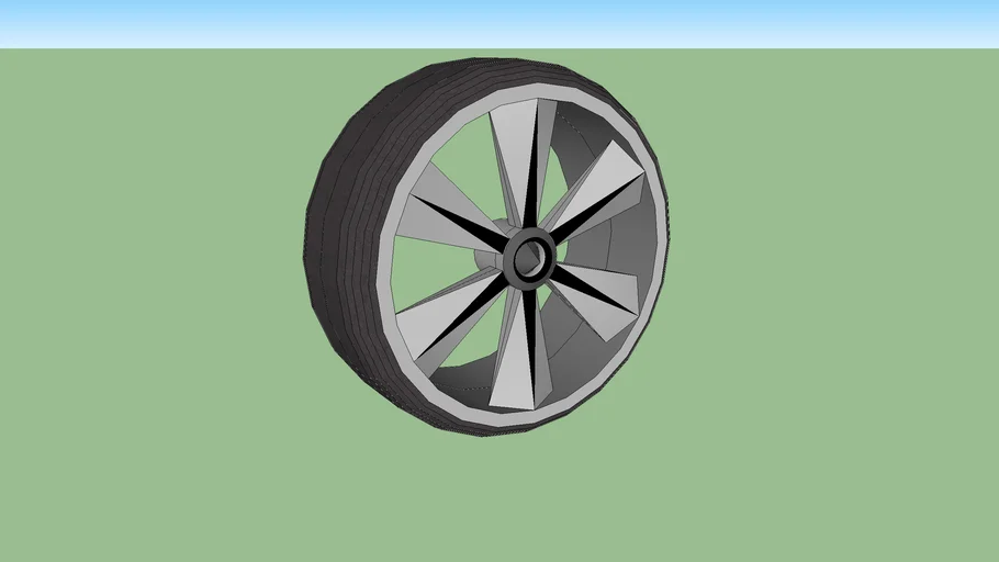 6 spoke custom rims | 3D Warehouse