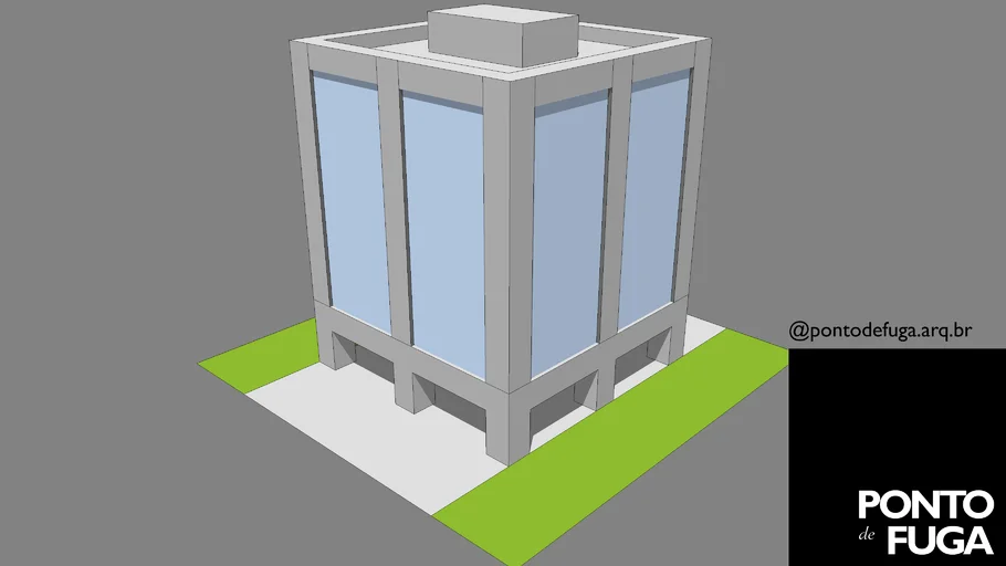 Torre dinâmica - low poly dynamic tower | 3D Warehouse
