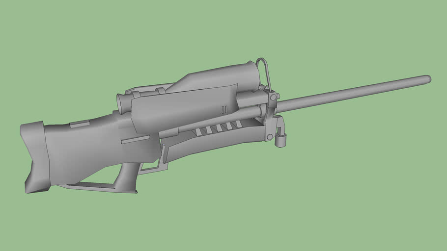 Combine Sniper Rifle | 3D Warehouse